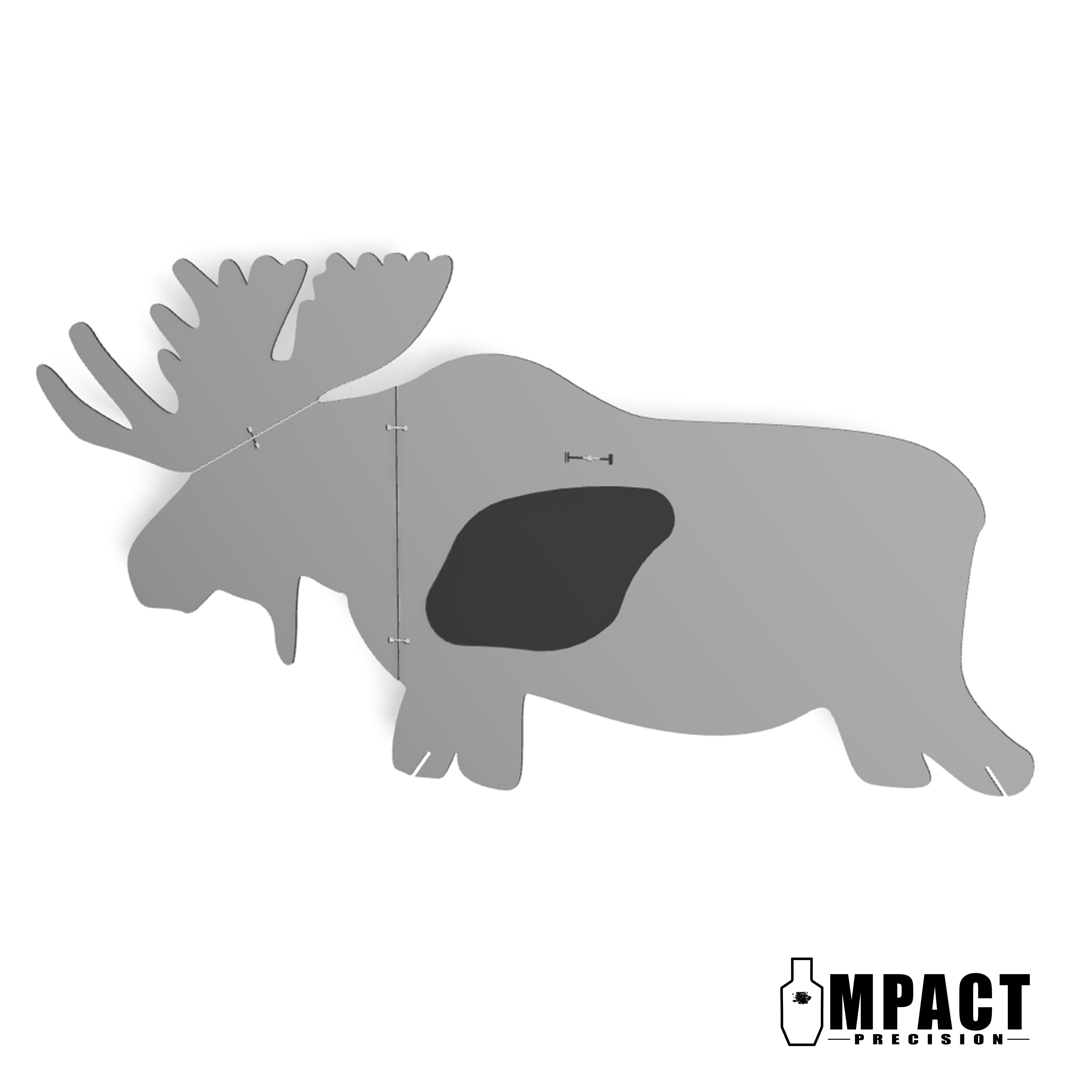 Full Size AR500 Moose Target – Impact Precision