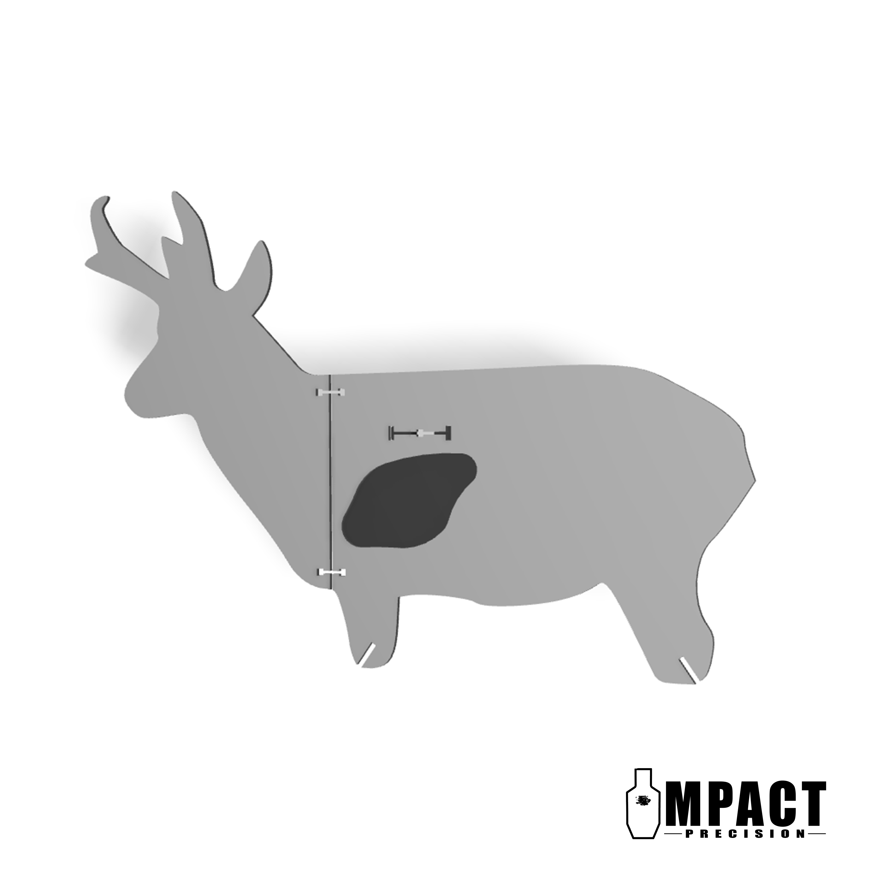 Full Size AR500 Pronghorn Antelope Target – Impact Precision