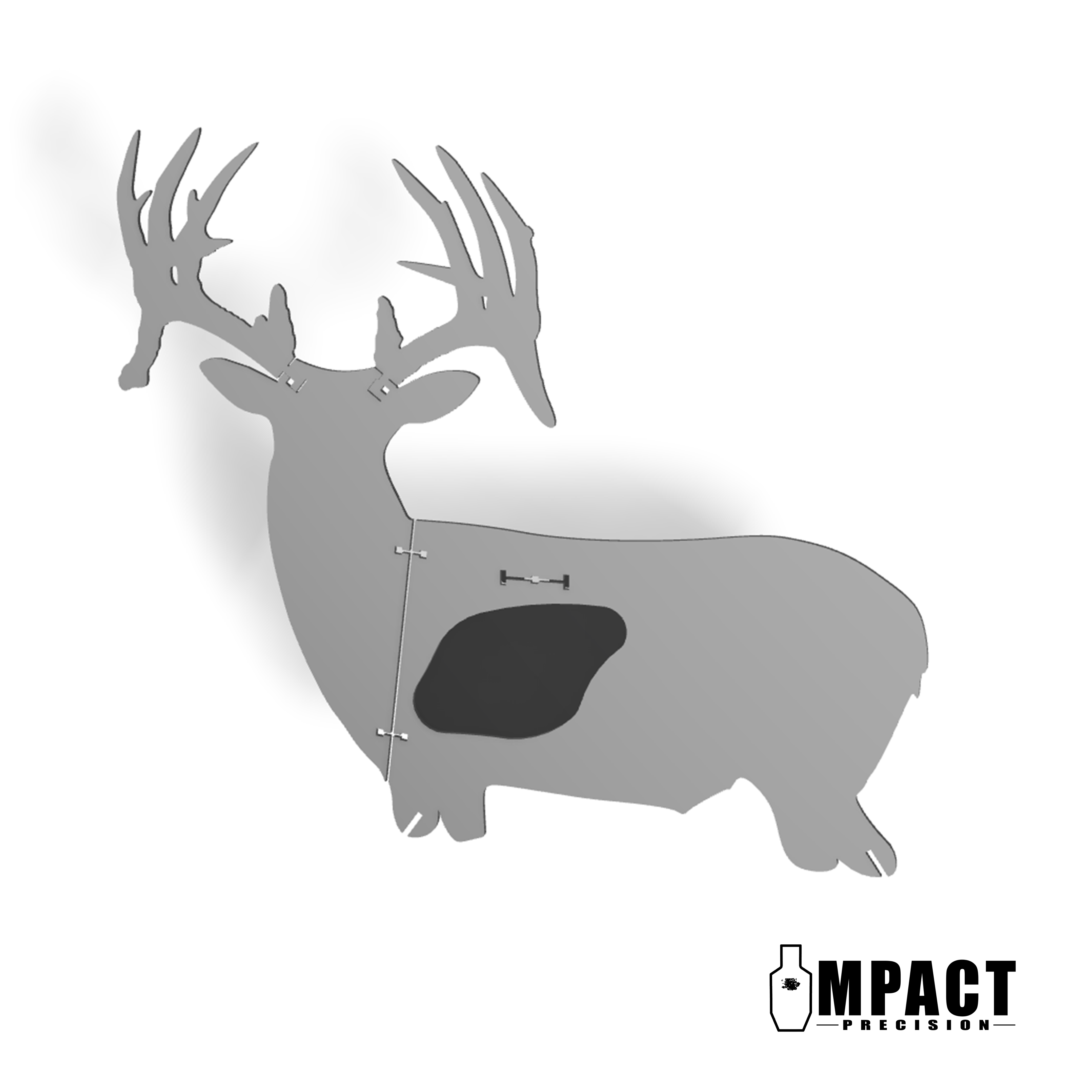 Full Size AR500 Texas Whitetail Target – Impact Precision